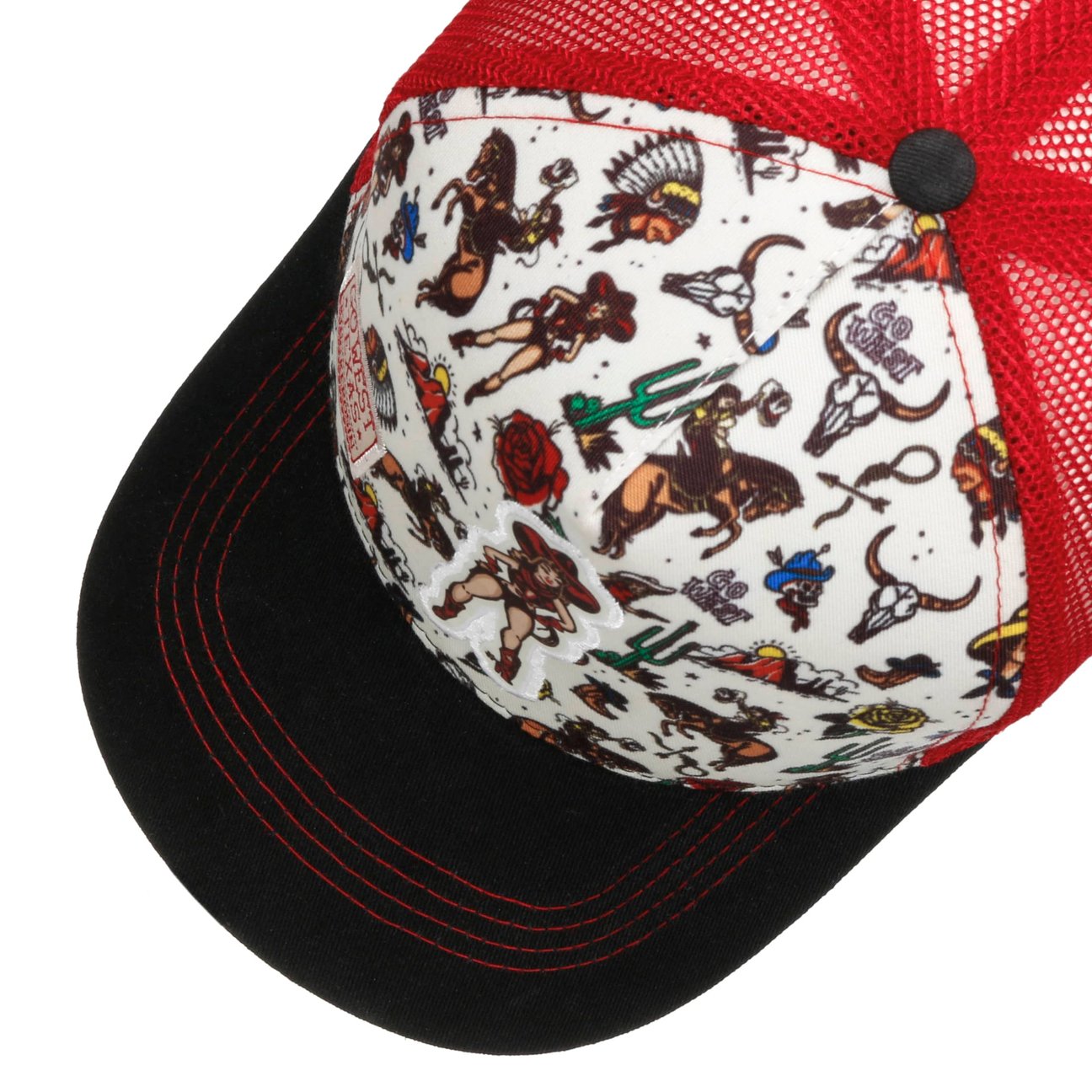 Wild Wild West Trucker Cap by King Kerosin --> Shop Hats, Beanies ...