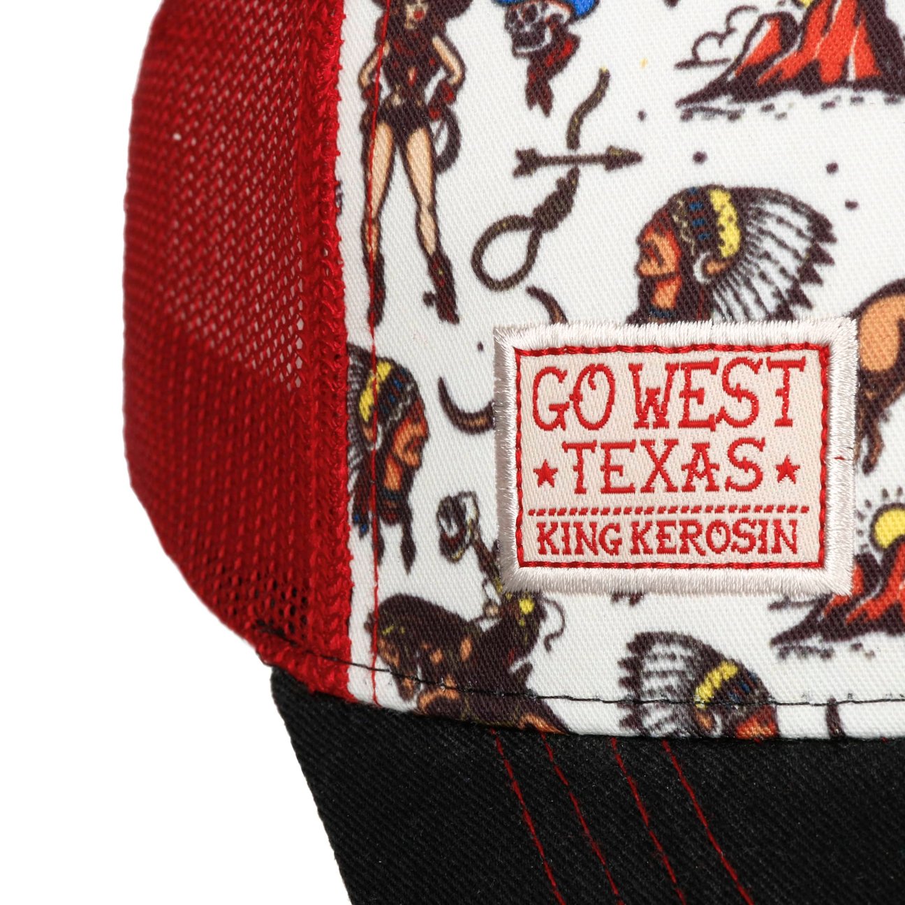 Wild Wild West Trucker Cap by King Kerosin --> Shop Hats, Beanies ...