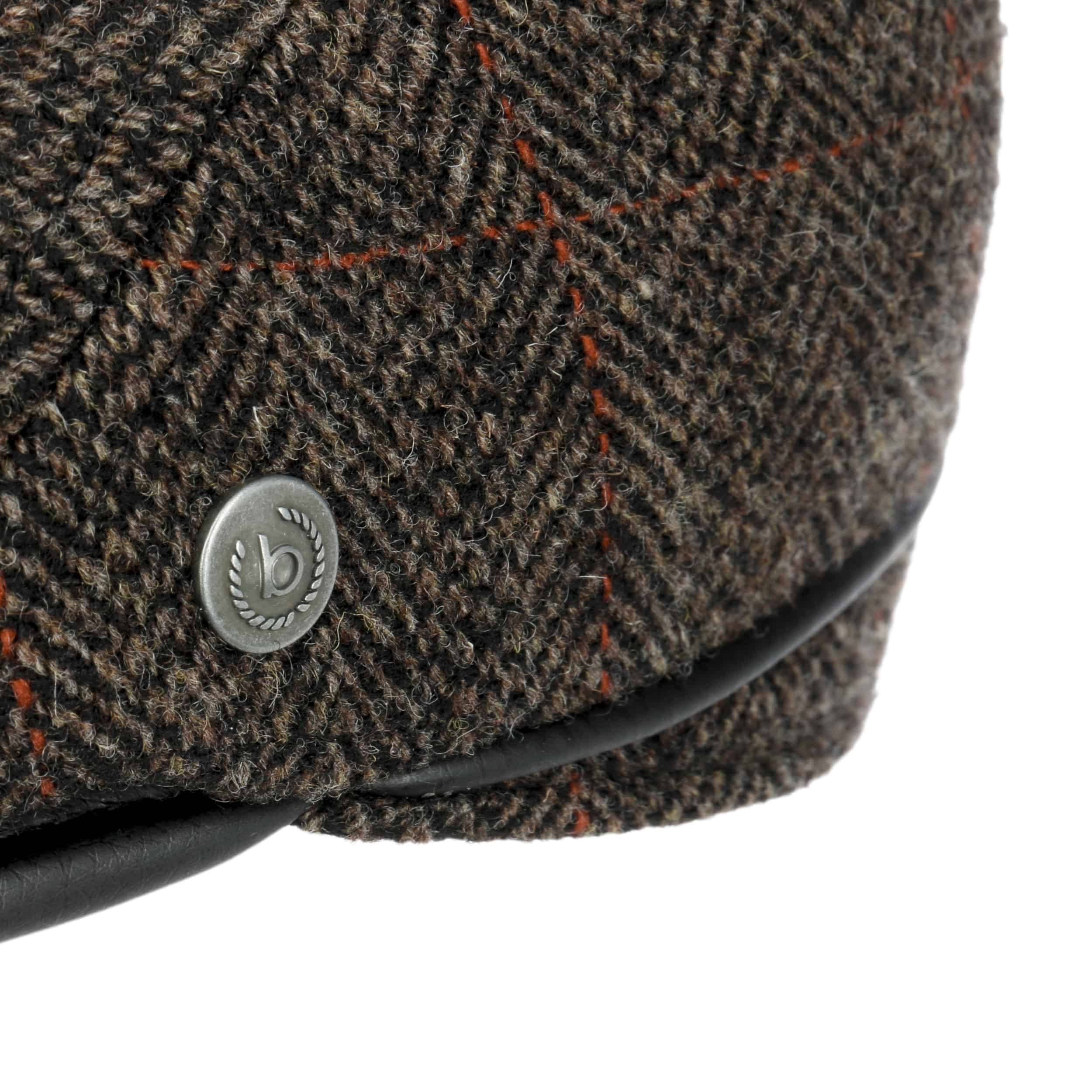 Windproof Flat Cap with Ear Flaps by bugatti --> Shop Hats, Beanies ...