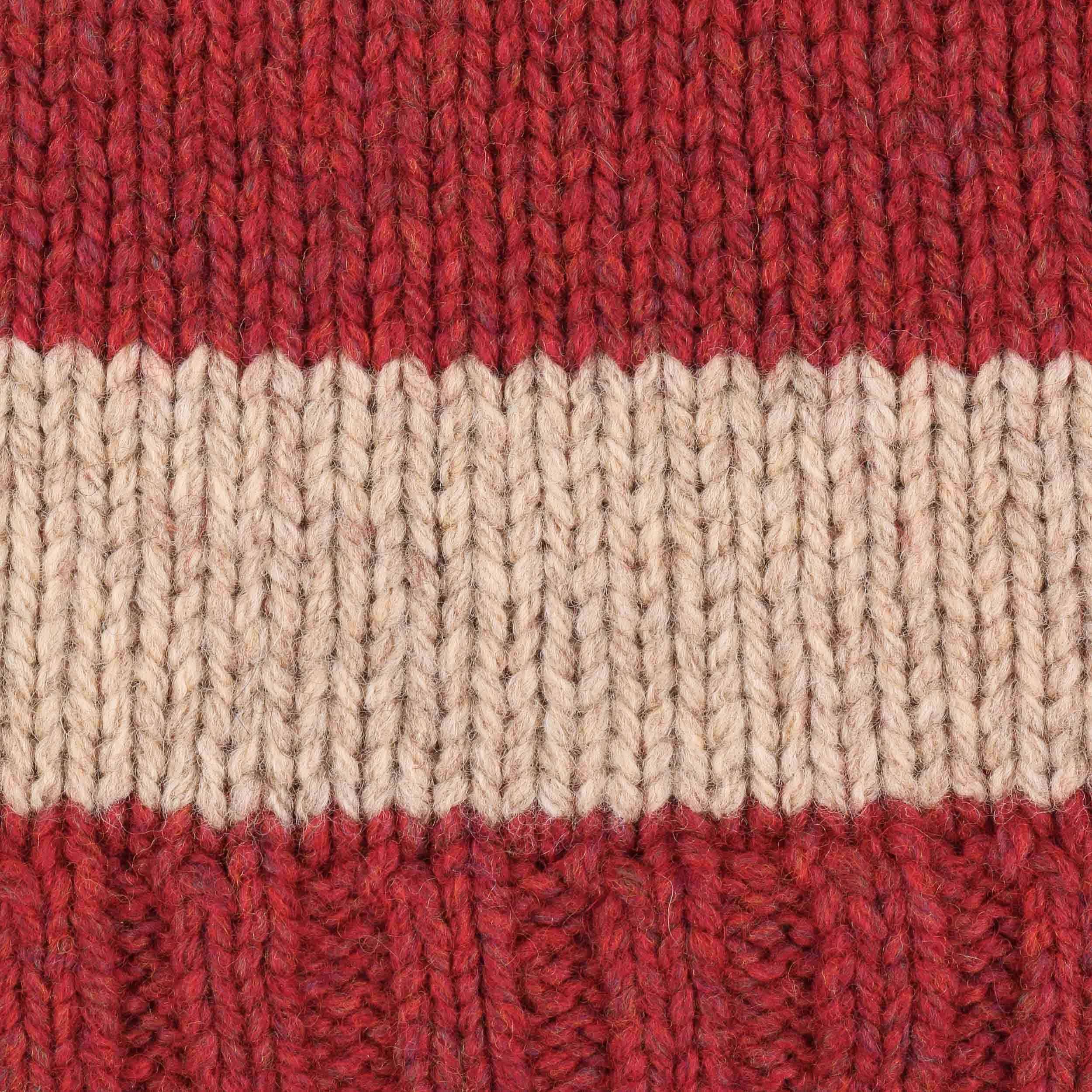 Wisconsin Stripe Wool Scarf by Stetson - 39,00