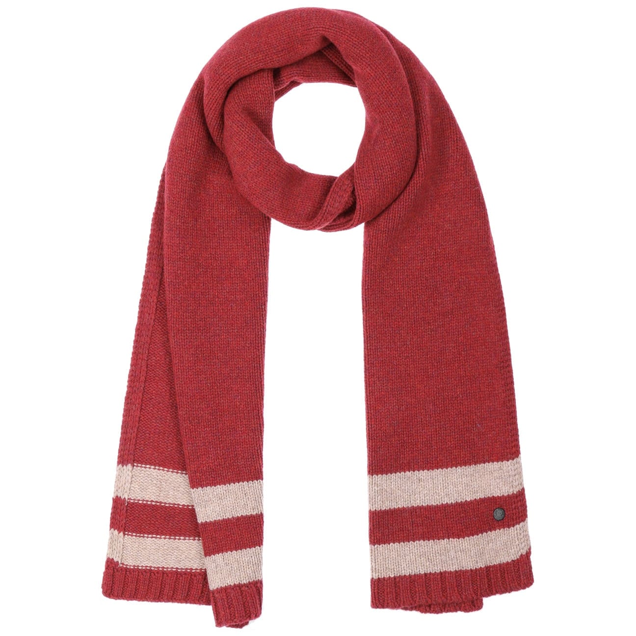 Wisconsin Stripe Wool Scarf by Stetson - 39,00