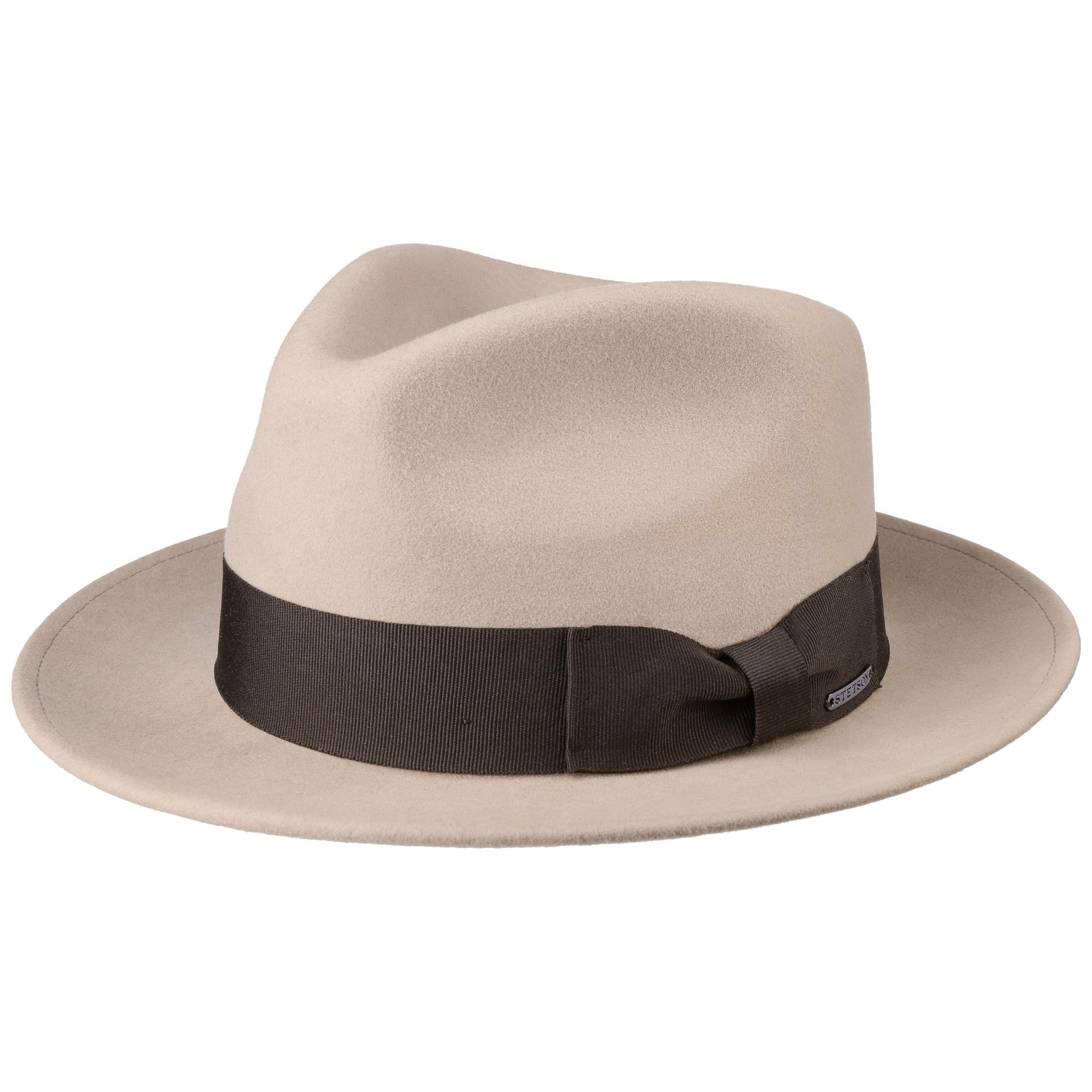 Wool & Cashmere Fedora Hat by Stetson - 99,00