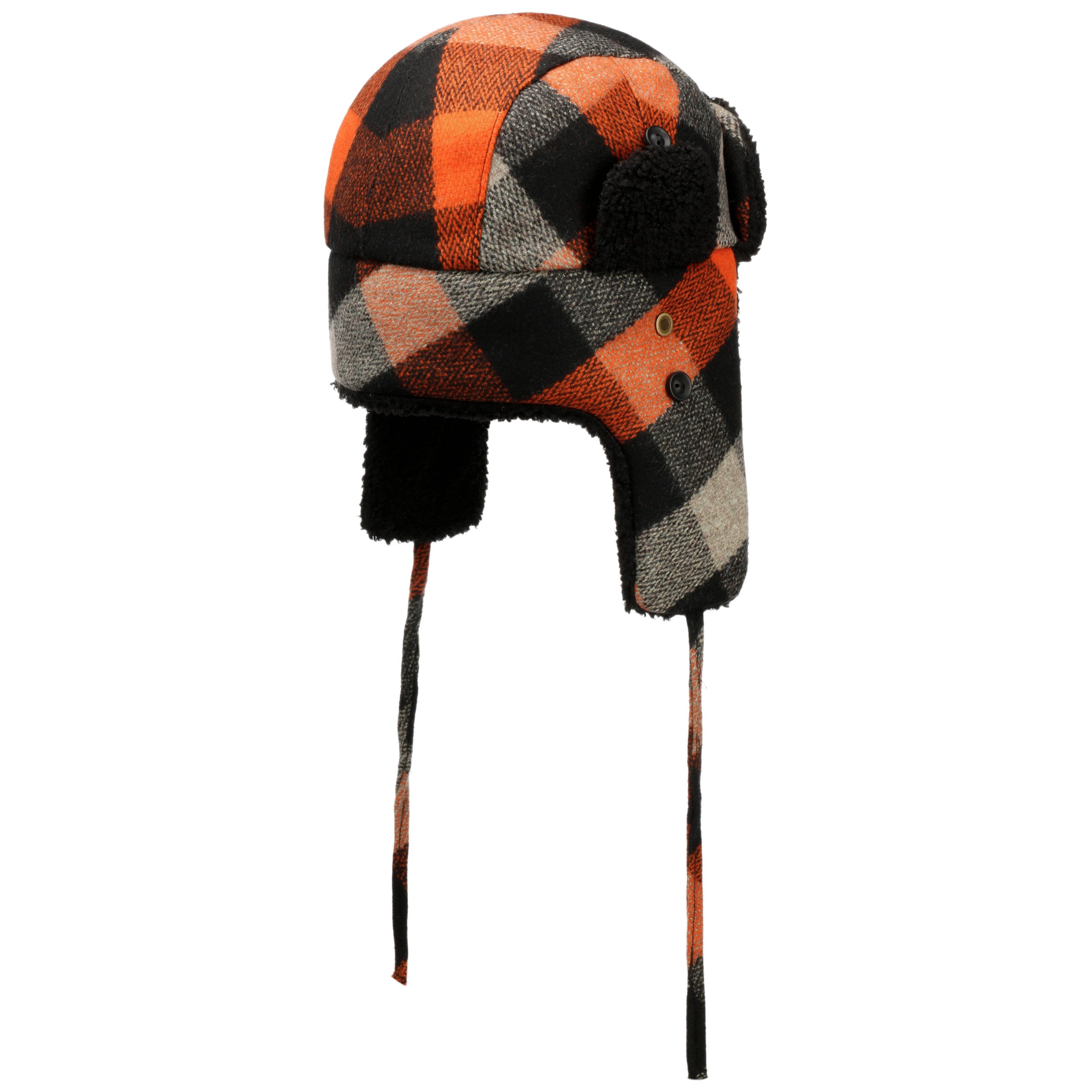 Wool Check Lapeer Trapper Hat by Stetson - 113,95