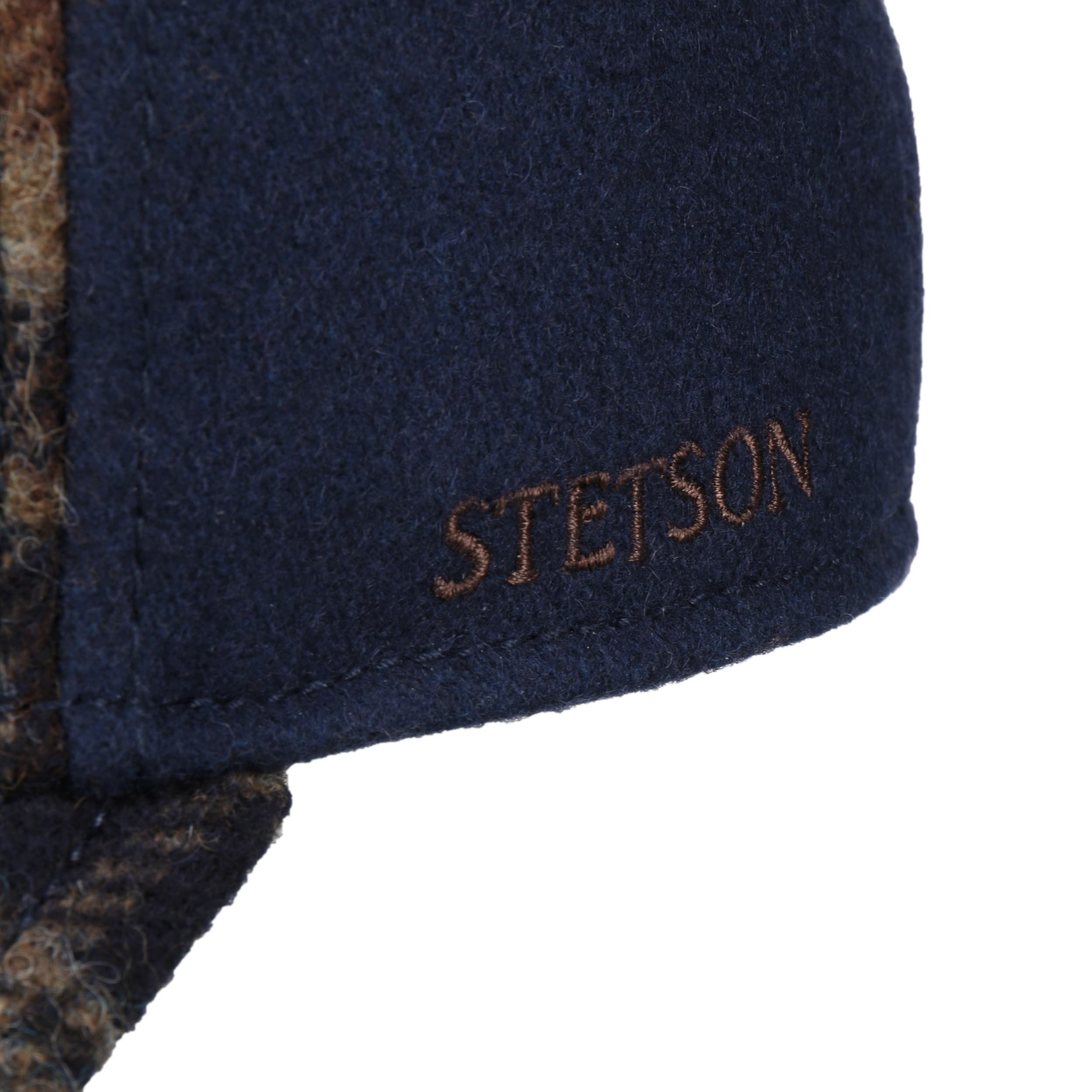 Wool Check Trucker Cap by Stetson - 69,00