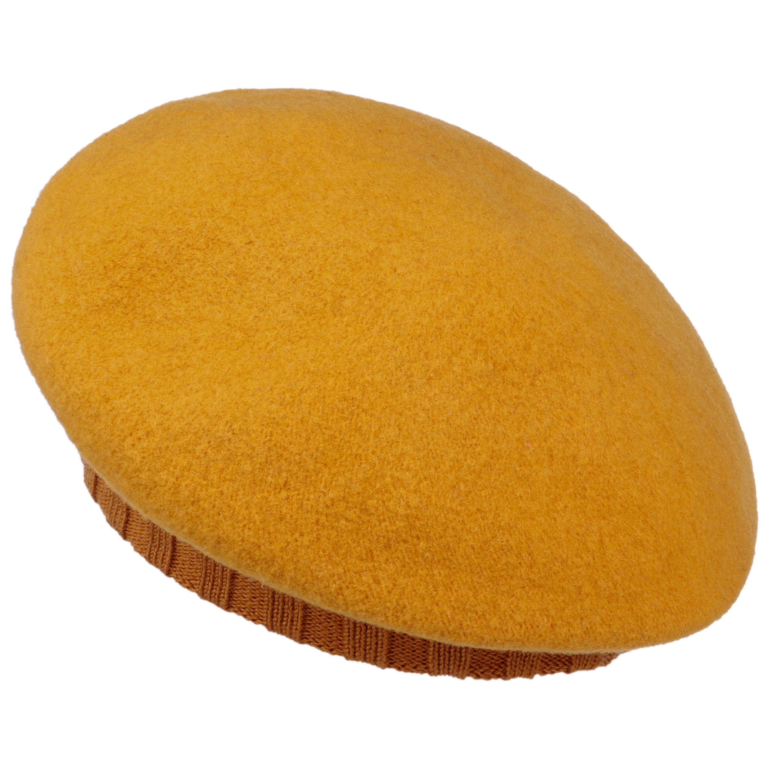 Wool Felt Beret with Knit Brim by Seeberger - 49,95