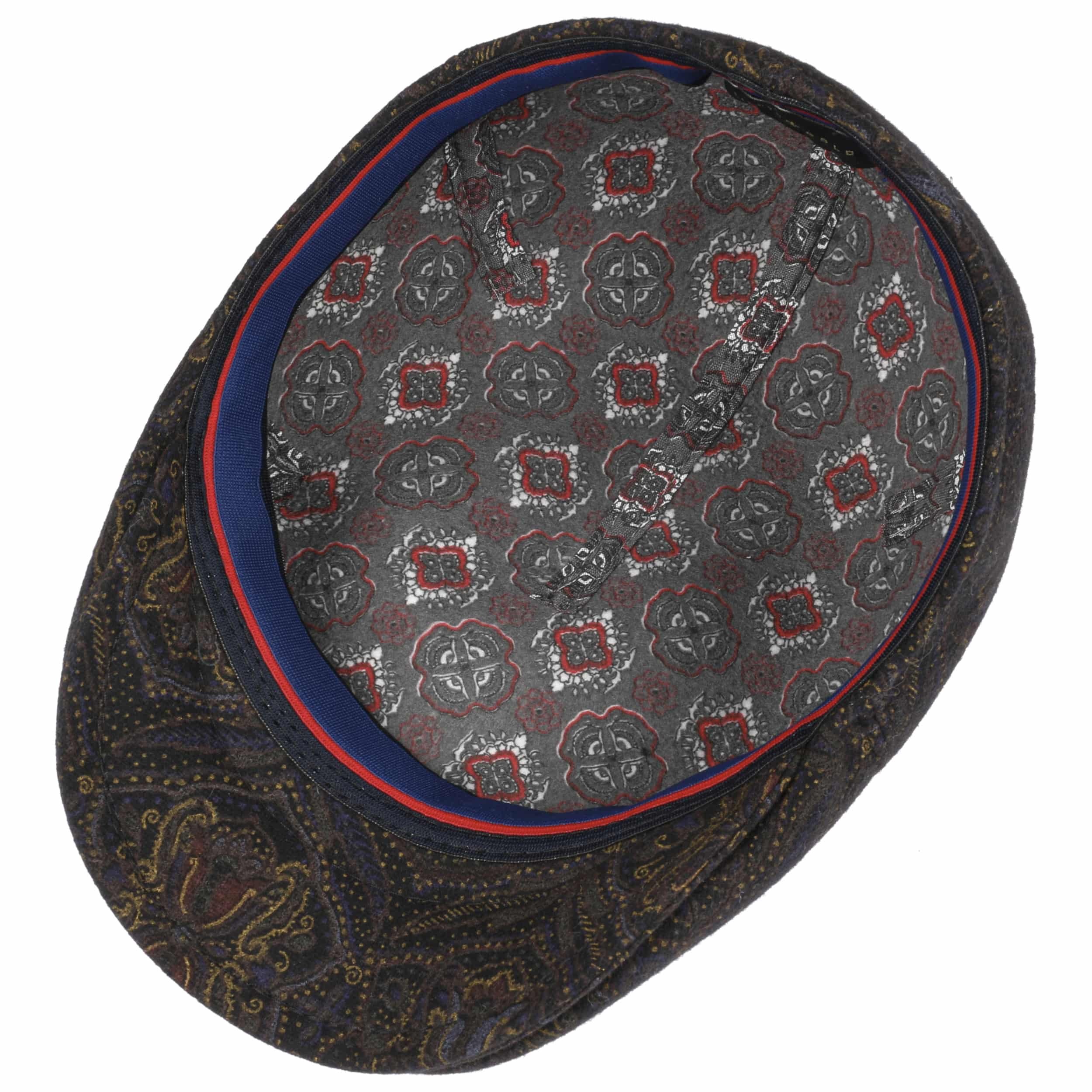Wool Paisley Flat Cap by Lierys Gold - 103,95